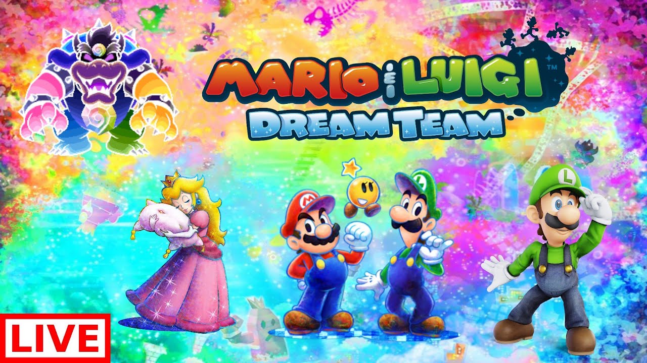 Mario And Luigi Dream Team Wallpaper