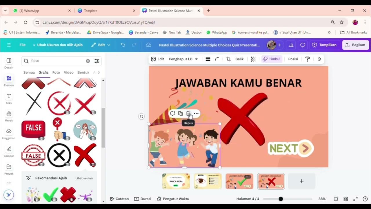 Tutorial Membuat Game Edukasi melalui Canva - YouTube