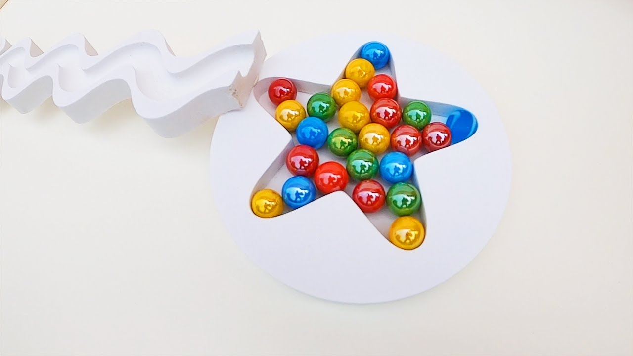 Colorful Marble Run Race ASMR Amakandu Star - YouTube