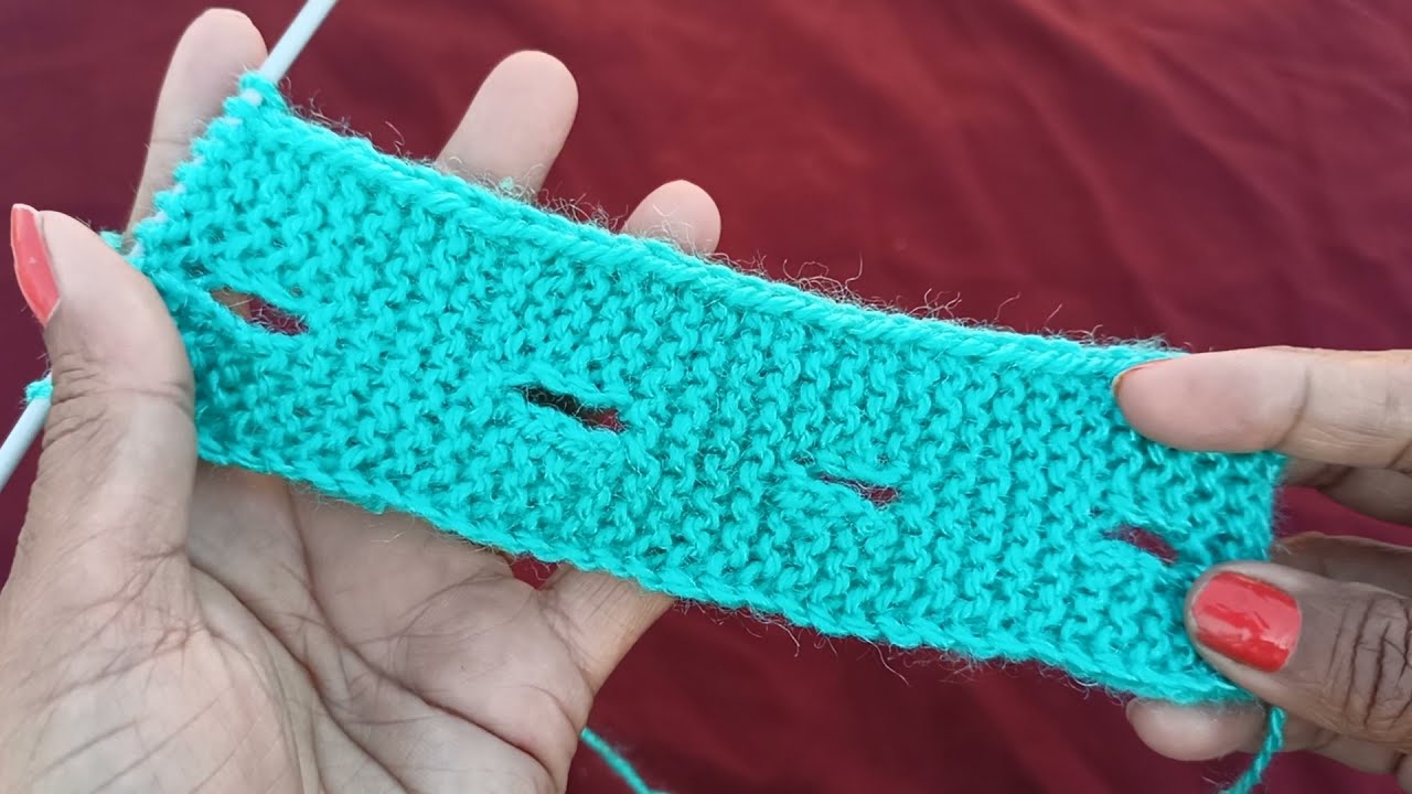 How to make button hole ll Knitting tutorial ll Surekh Knitting ll ...