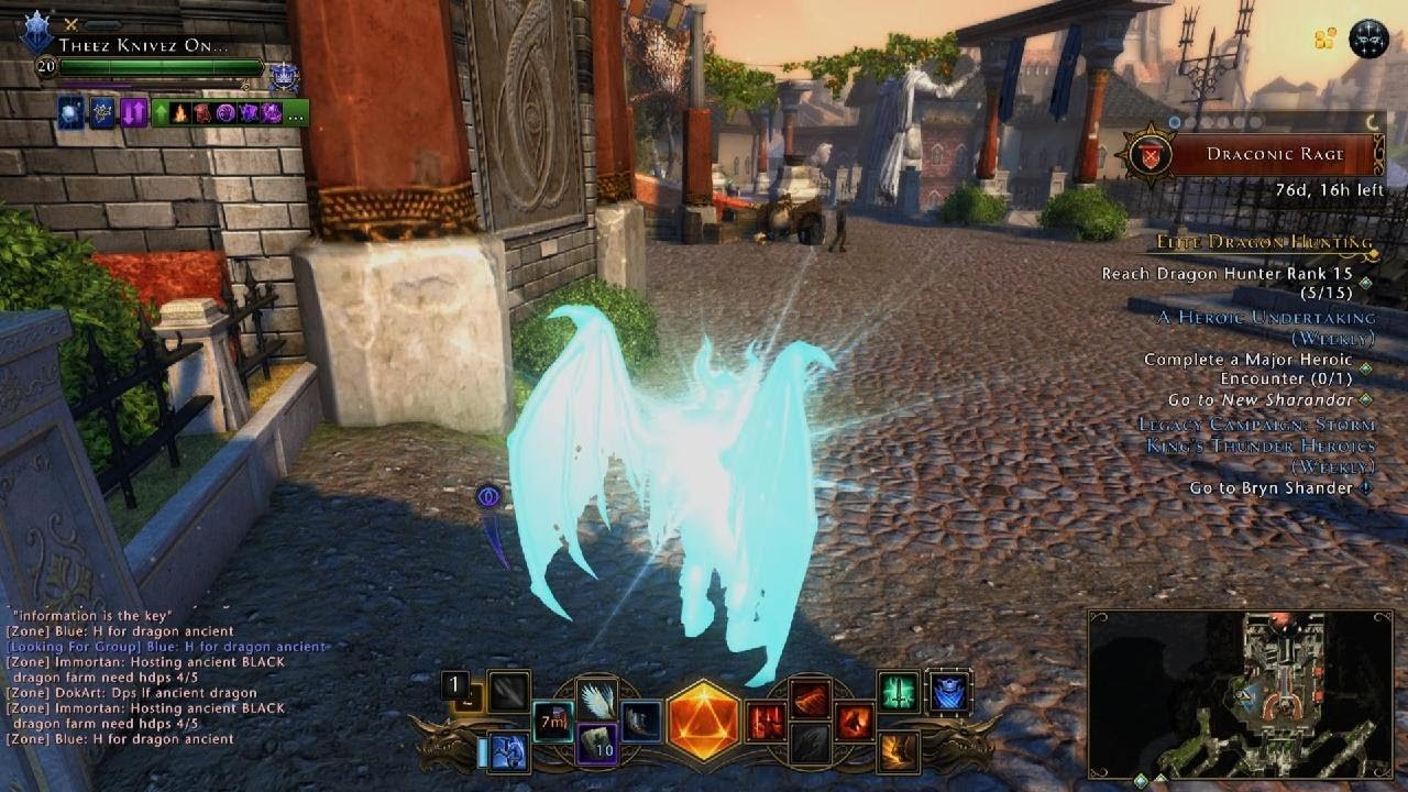Neverwinter_fire wings mount - YouTube