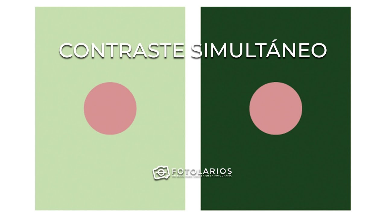 Percepción del color - Contraste Simultáneo - YouTube