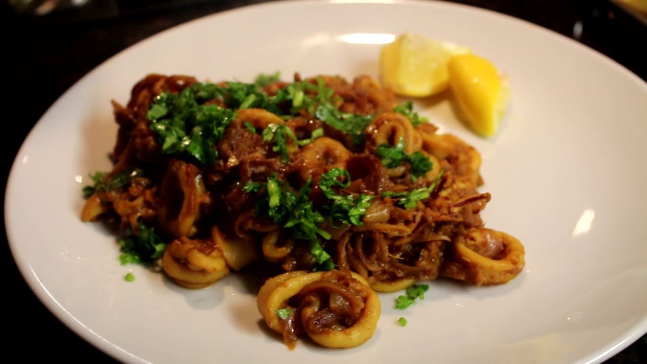 How to make Chilli Calamari (Goan Squids Recipe) - YouTube