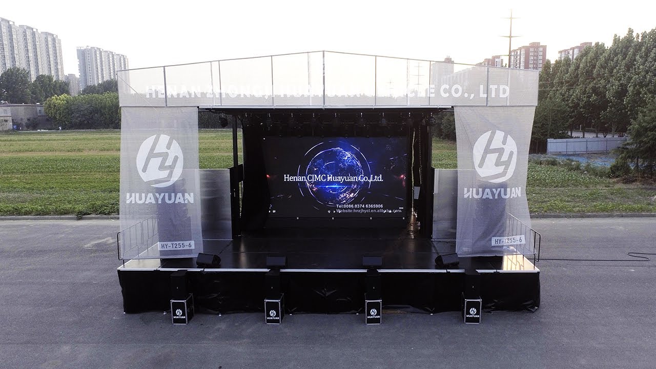Mobile Stage & Hydraulic Stage Truck for Concerts - manufacturer ...