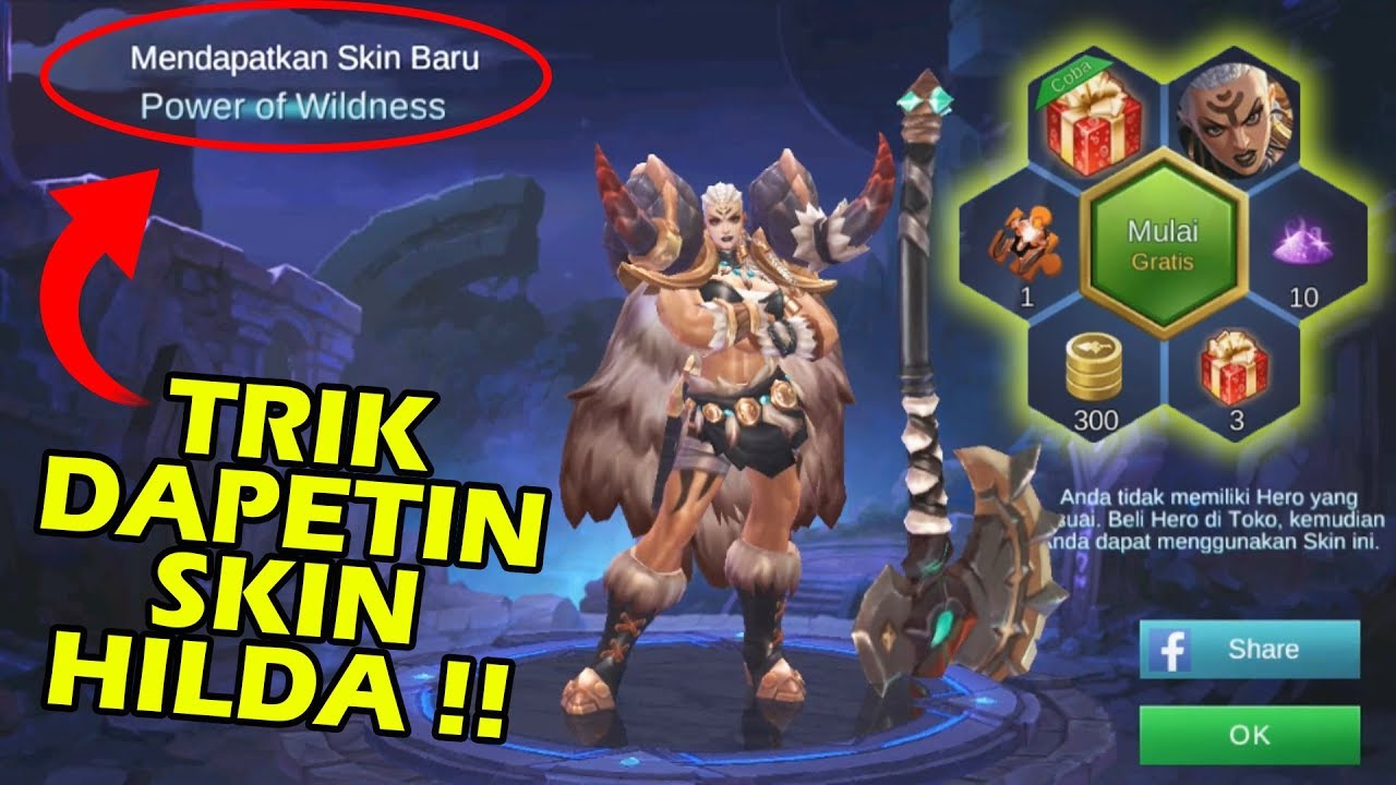 TRIK MUDAH MENDAPATKAN SKIN HILDA !! Mobile Legend Indonesia #40 - YouTube