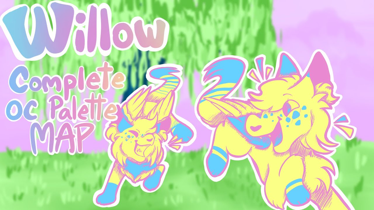 💚Willow ~ complete beginner friendly color palette MAP💚 - YouTube