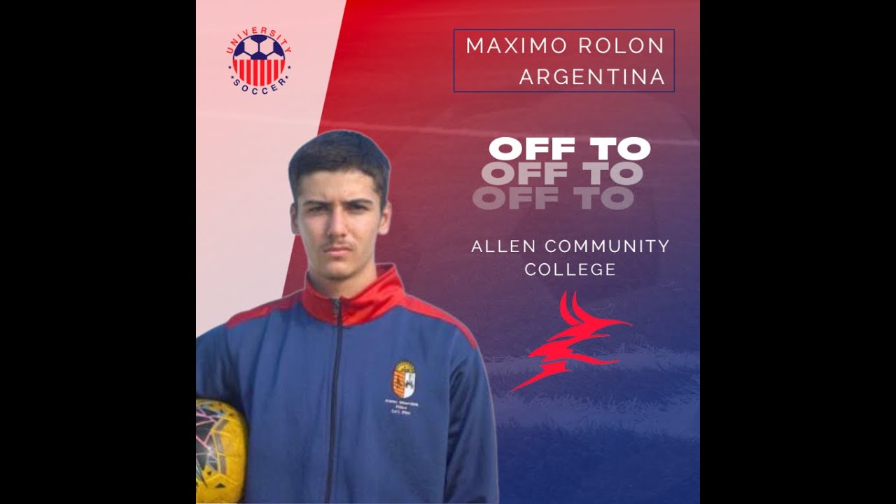 Maximo Rolon 🇦🇷🛫 is OFF TO Allen Community College 👹 in Spring '22 ...