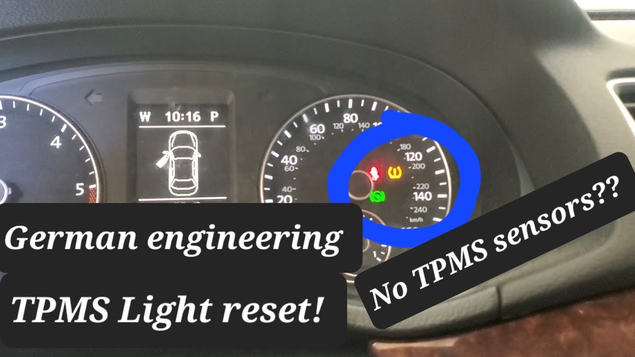 Volkswagen passat TPMS light reset. Not your typical system! #mechanic ...