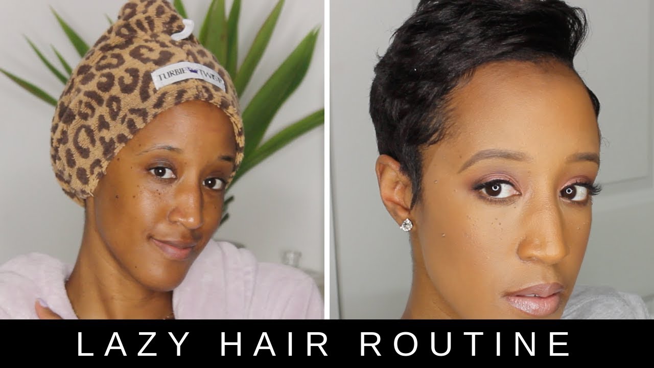 My LAZY Hair Routine: How I Style My Pixie Cut When I Don't Feel Like ...