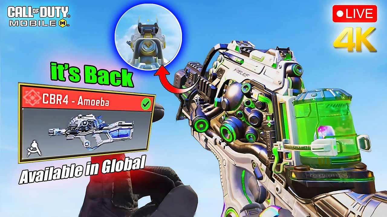 🔴4k CODM LIVE - OG Mythic CBR4 - Amoeba Drop is Return in 2025 | Call ...