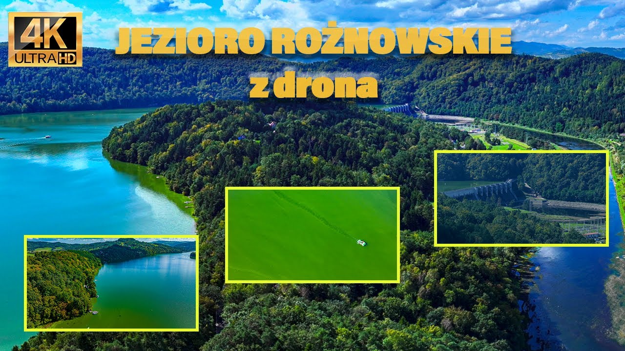Jezioro Rożnowskie | Ruiny zamku | Zapora | Lake Roznow | a dam | Ruins ...