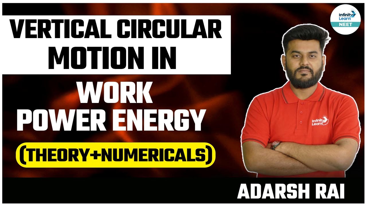 Vertical Circular Motion in Work Power Energy - (Theory+Numericals ...
