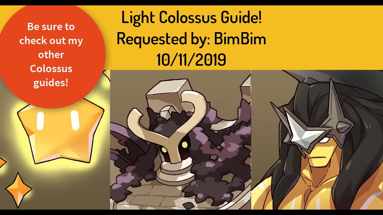 Monster Super League - Light Colossus Guide! 10/11/2019 - YouTube