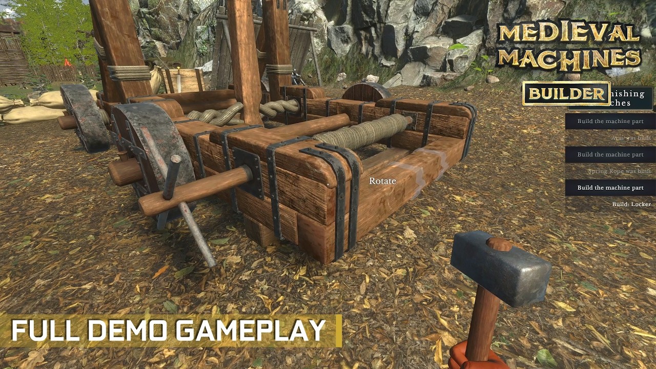 Medieval Machines Builder - Full Demo Gameplay (No Commentary) - YouTube