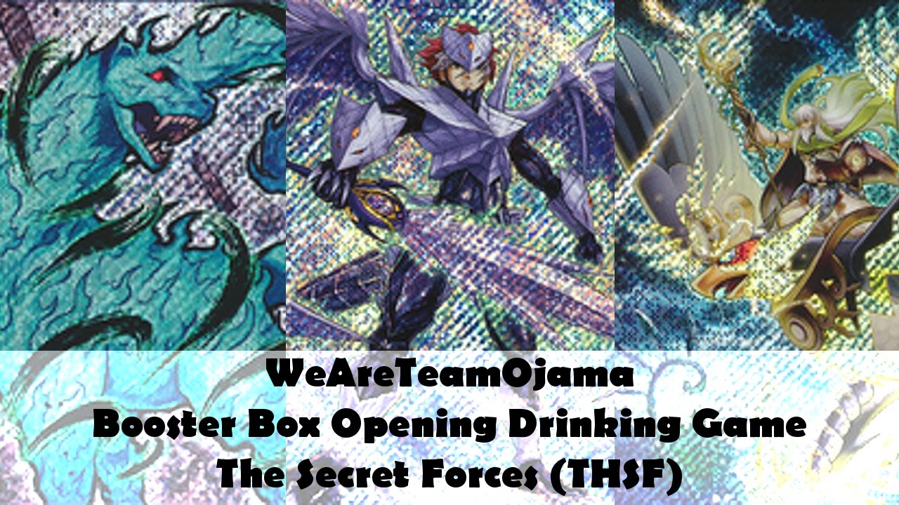 Yu-Gi-Oh! The Secret Forces Booster Box Opening Drinking Game - YouTube