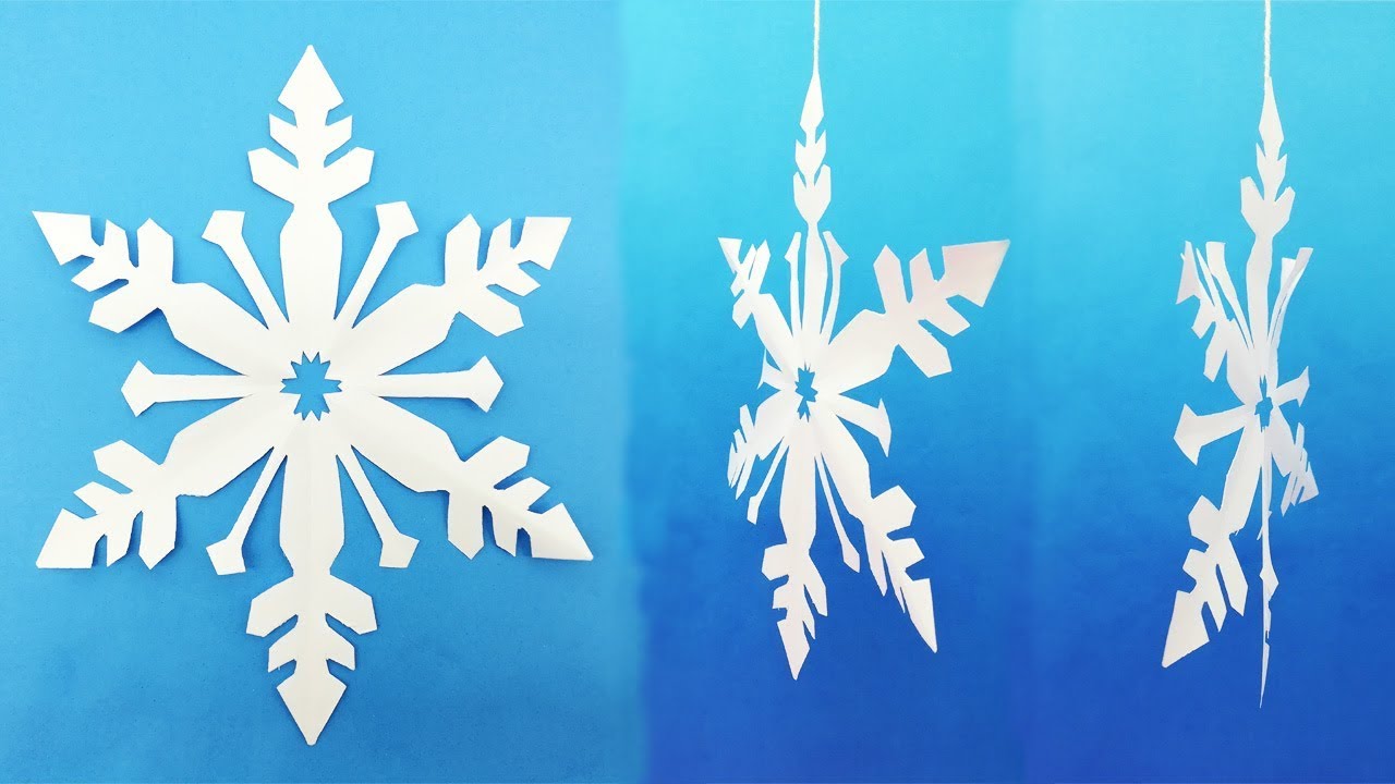 Voluminous paper snowflake do it yourself - How to Make Paper Snowflake ...