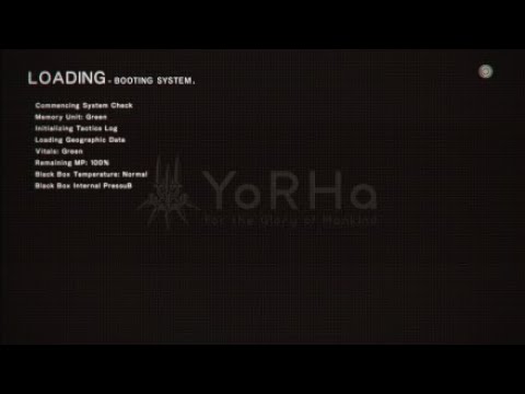 NieR:Automata loading screen - YouTube