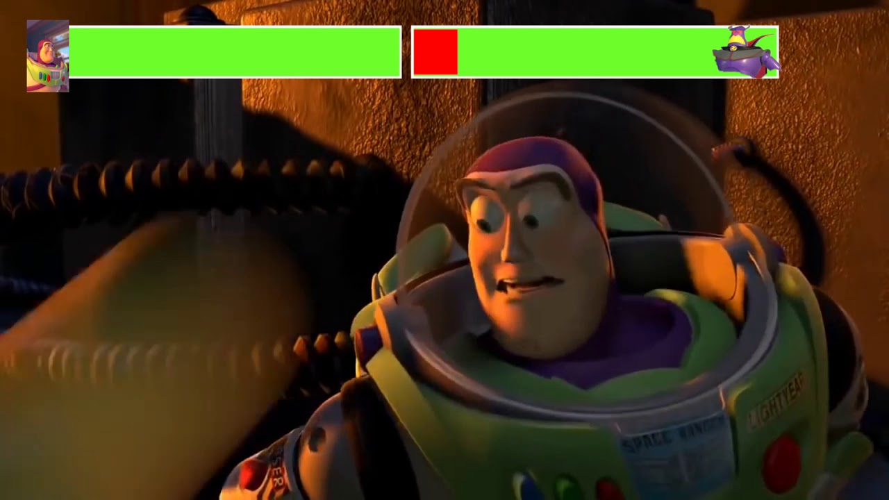 Toy Story 2 Zurg Battle With Healthbars at Joann Bayer blog