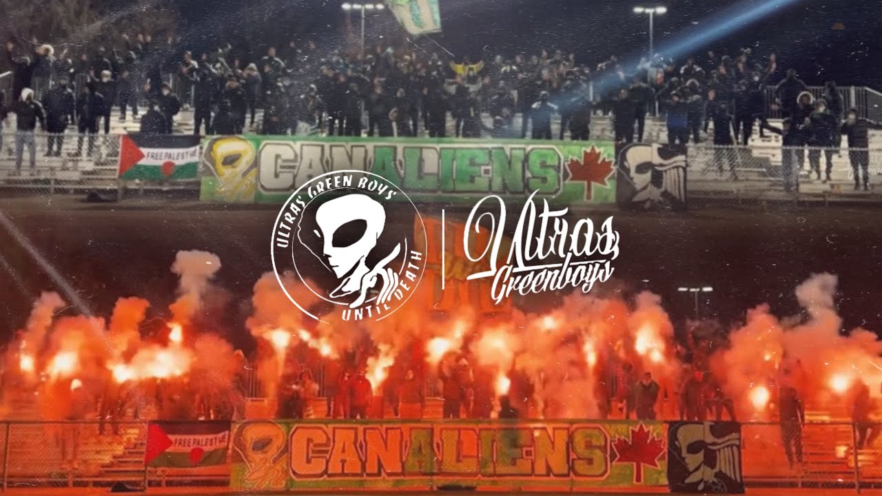 ULTRAS GREEN BOYS - SECTION CANADA (12/11/23) - YouTube