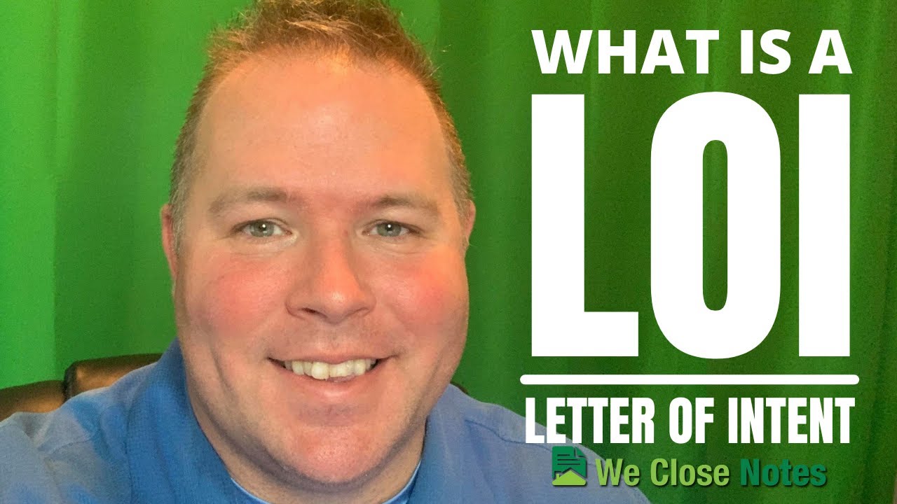 What is an LOI - Letter of Intent - YouTube