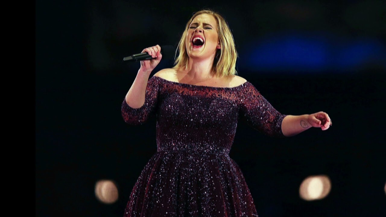 Adele - Hello instrumental (Studio Version) (Stadium Tour 2017) - YouTube