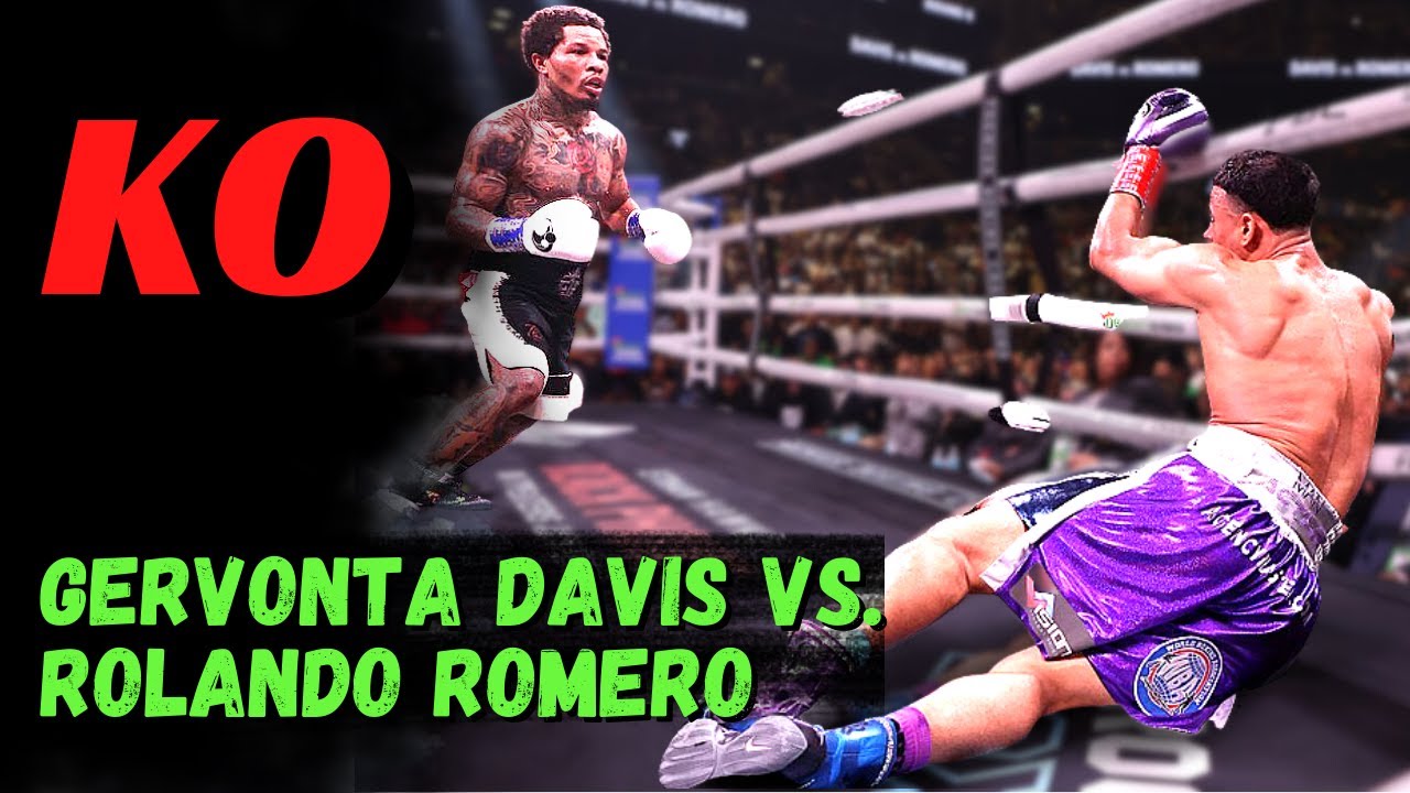 Gervonta Davis VS. Rolando Romero (J'analyse) - YouTube