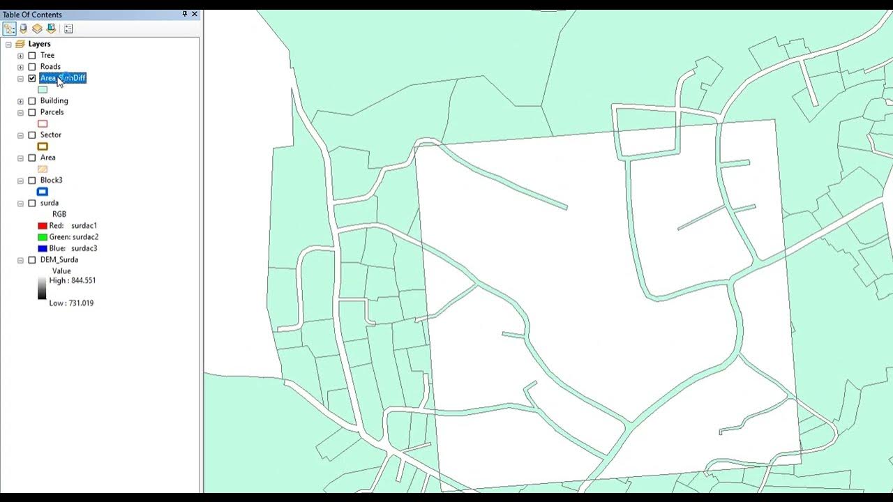 Symmetrical Difference Tool ArcGIS - YouTube