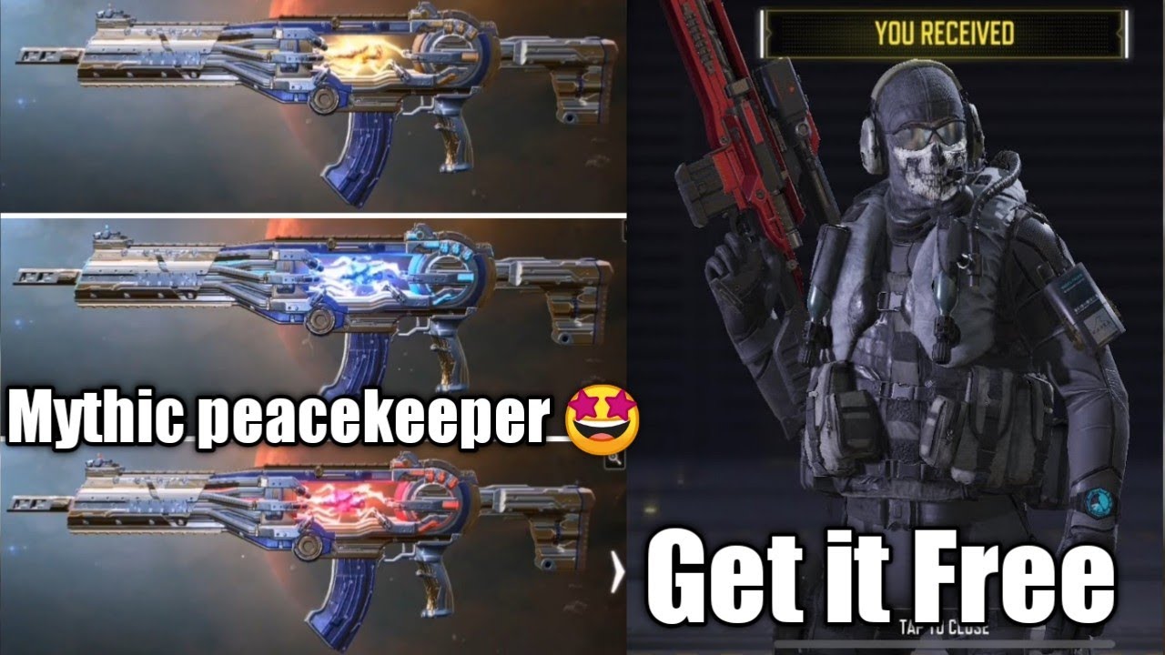 Cod mobile Mythic peacekeeper mk2 artifact in game look and gameplay ...