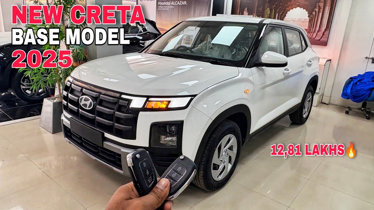 Hyundai Creta E Base Model 2025 New Creta Base Model Detailed Review ...