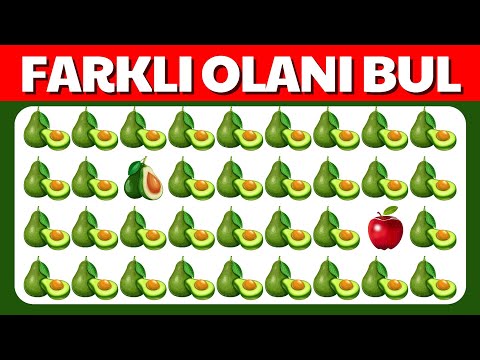 Farklı Olanı Bul 🍓🍎Meyveler Özel