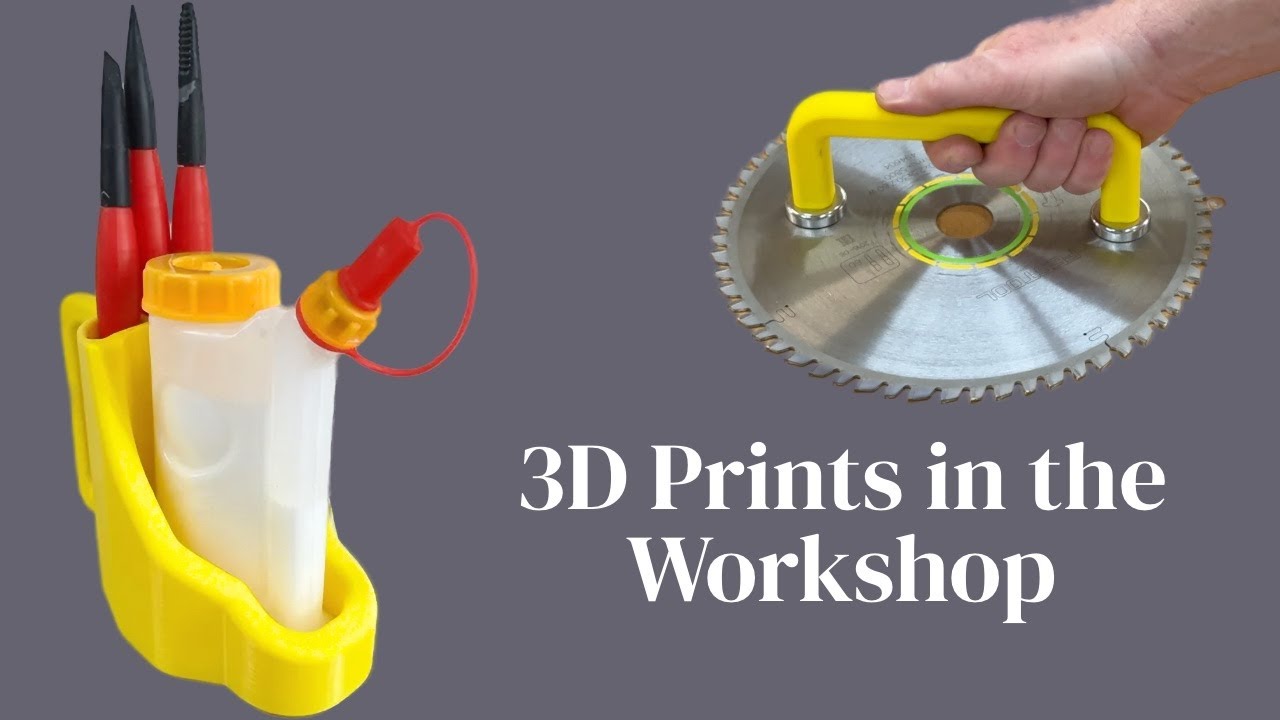 3D Prints in the workshop Oct 24 - YouTube