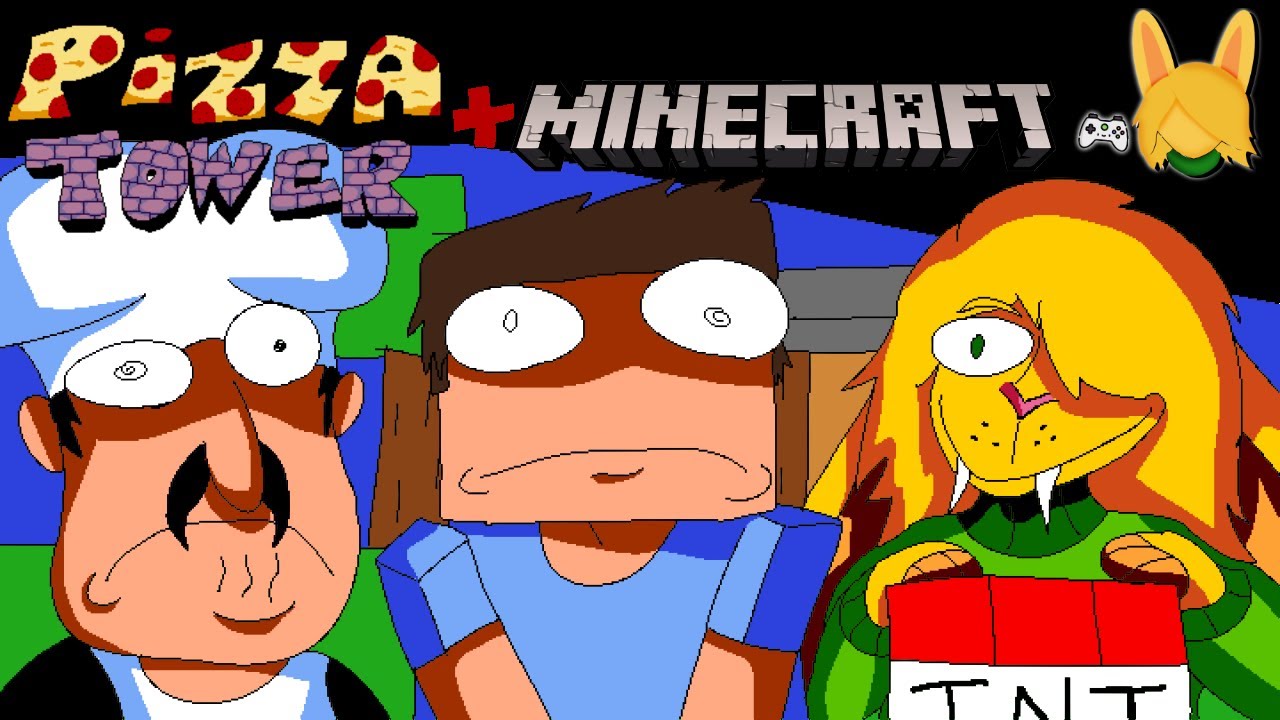 Pizza Tower no mundo de Minecraft? - Gameplay LuanKCT - Pizza Tower ...