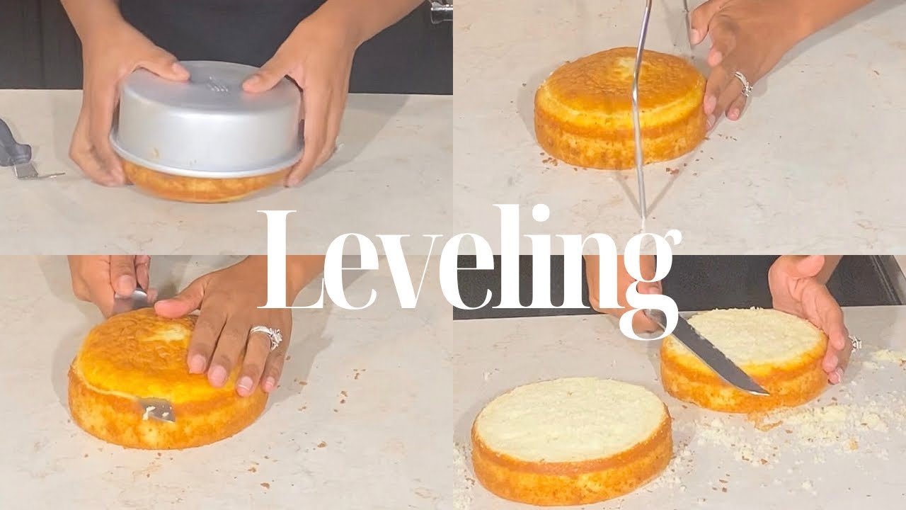 How to Level Cake Layers | HEAVEN MY CAKE - YouTube