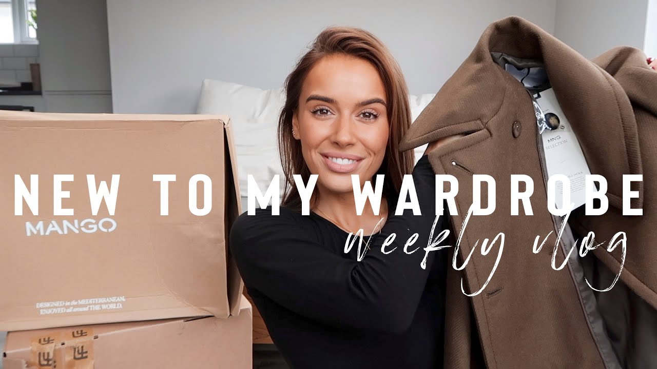 NEW IN MY WARDROBE THIS WEEK + MY NO FOUNDATION ROUTINE | WEEKLY VLOG ...