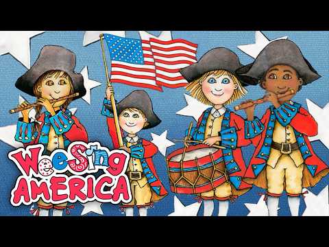 🎵 Yankee Doodle, America the Beautiful & MORE Patriotic Kids Songs for Fourth of July! 🇺🇸 | Wee Sing