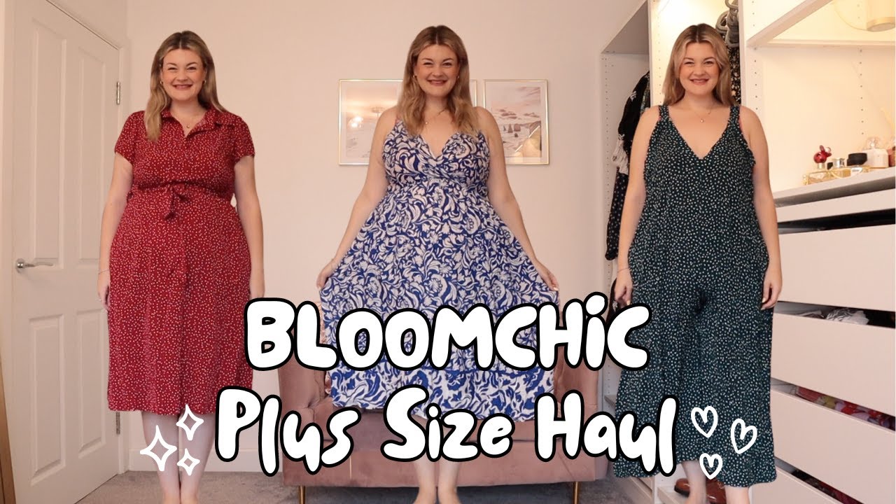 BLOOMCHIC PLUS SIZE HAUL! So Many Pretty Dresses!! - YouTube
