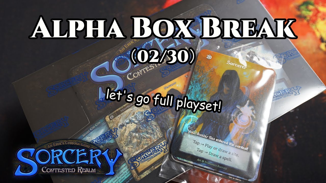 Sorcery TCG Alpha Box Break (02/30) - YouTube