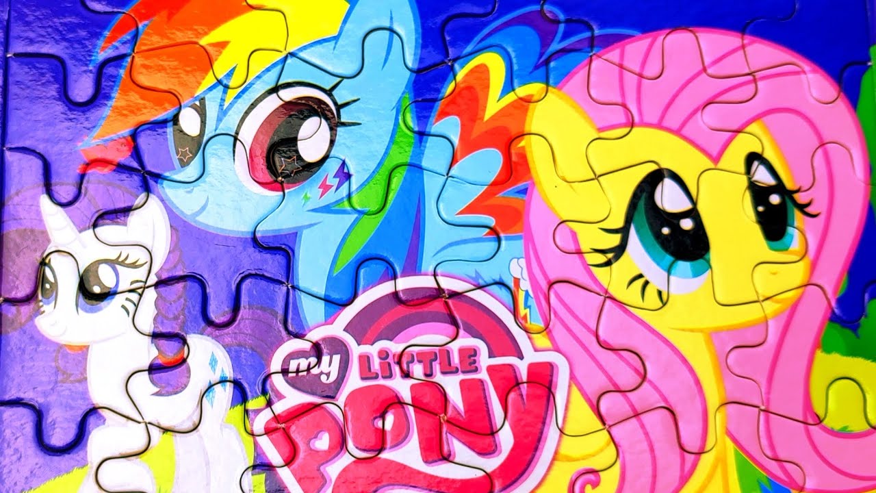HOW TO SOLVE A PUZZLE | MY LITTLE PONY - FLUTTERSHY, RAINBOW DASH AND ...