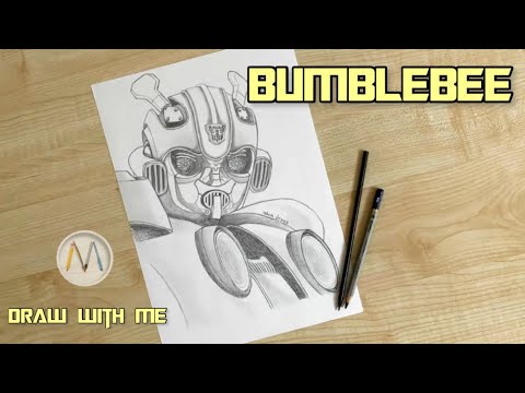 BUMBLEBEE drawing tutorial / How to draw Bumblebee