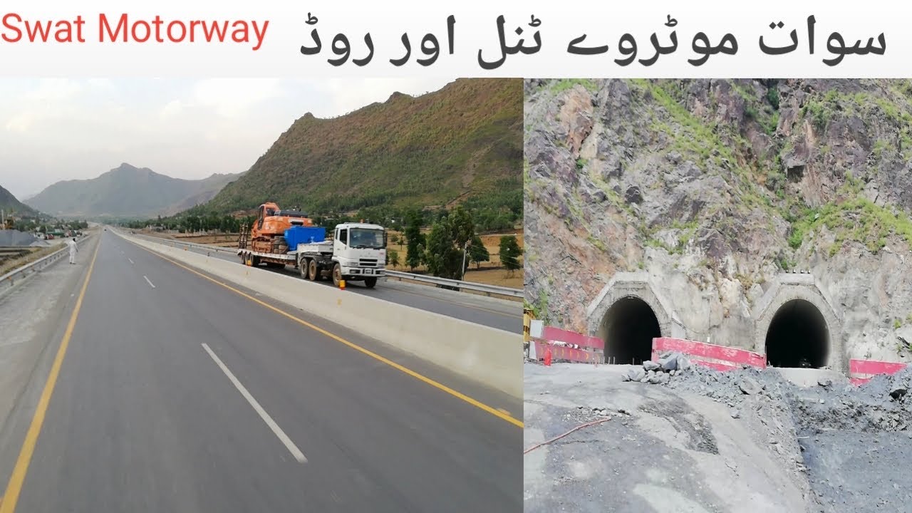 Swat motorway latest video | swat motorway tunnel| swat motorway fresh ...