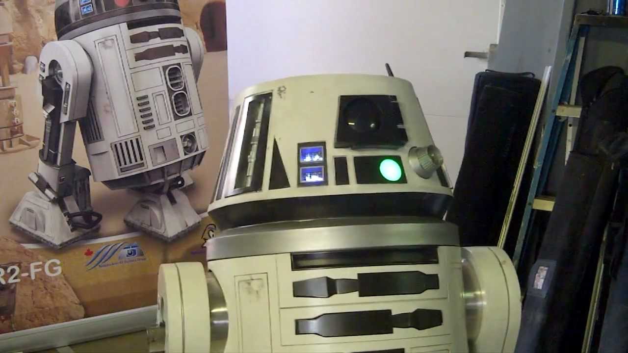 R6 Astromech droid Dome "finished" scratch build. - YouTube