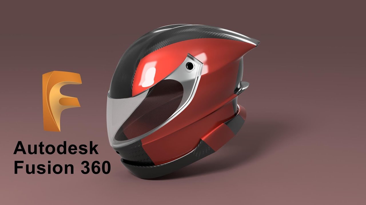 Racing Helmet 3D model in Autodesk Fusion 360 Speed Run Part - 3 Final ...