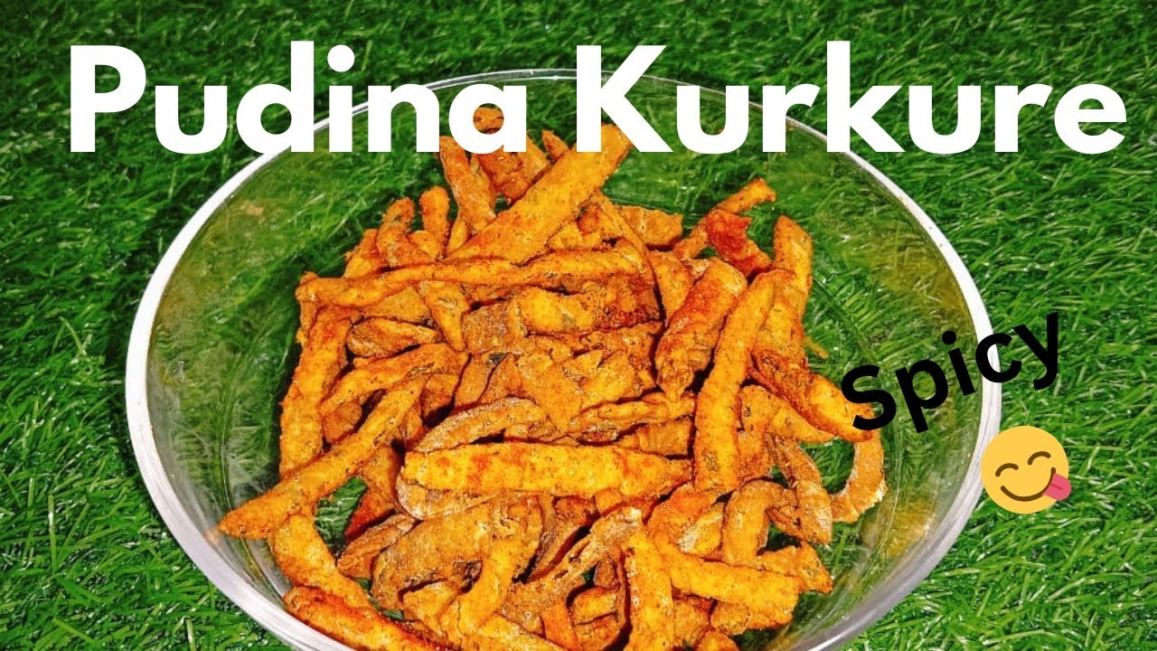 Easy Snacks Recipe | Homemade Pudina Kurkure | Easy To Make In 10 mins ...