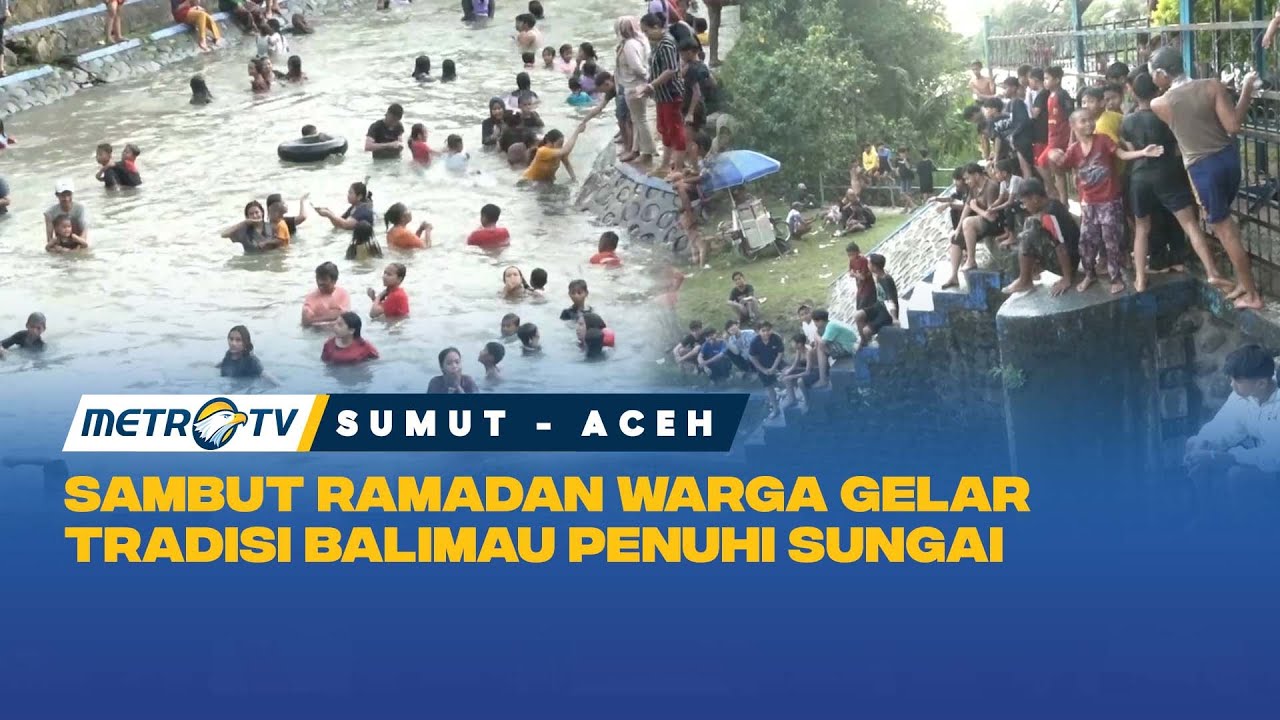 Sambut Ramadan, Warga Kota Padang Gelar Tradisi Balimau - YouTube