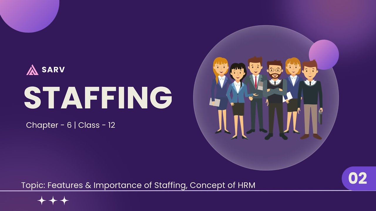 Features and Importance of Staffing | Chapter - 6 | BST | Class - 12 ...