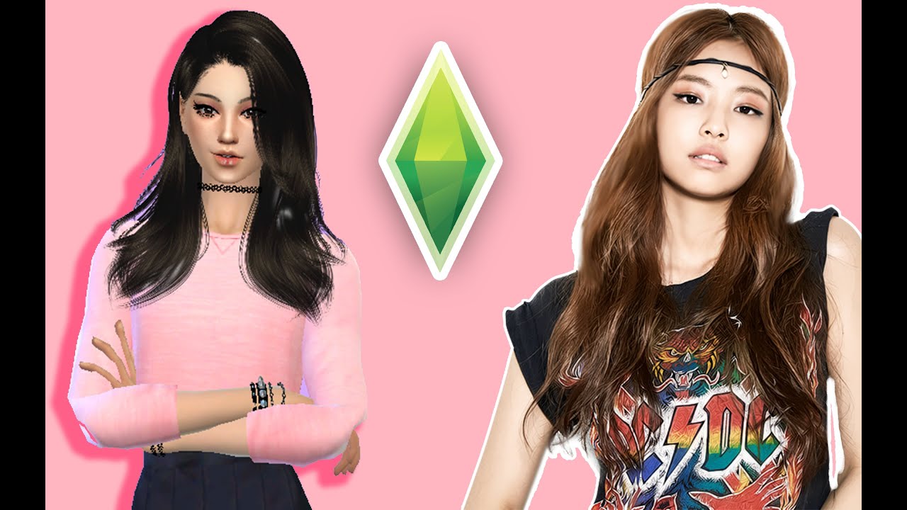 The Sims 4 CAS - Jennie Kim - BlackPink - YouTube
