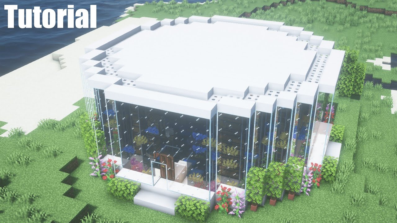 Minecraft : How to Build Modern House in Minecraft - YouTube