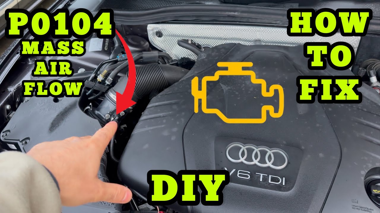 Audi P0104 Mass or Volume Air Flow Sensor A Circuit Intermittent Seat ...
