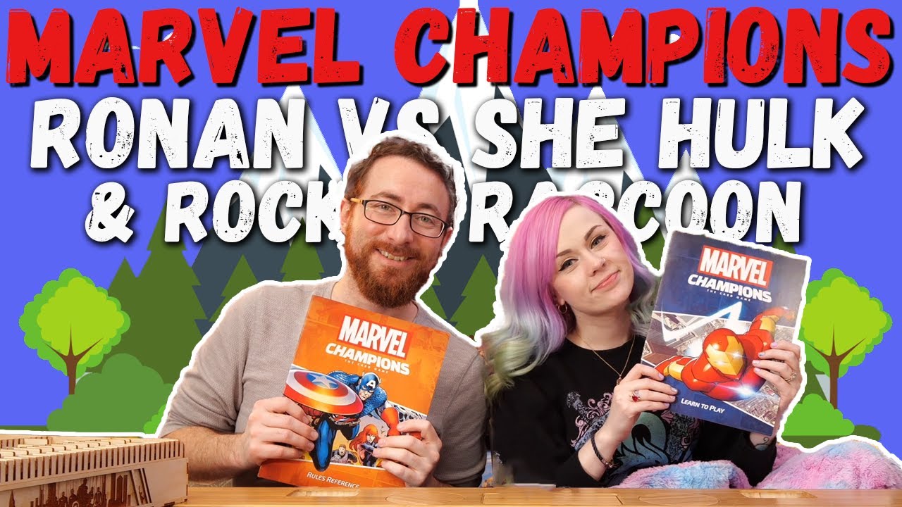 Marvel Champions - Ronan vs She-Hulk & Rocket Raccoon - YouTube