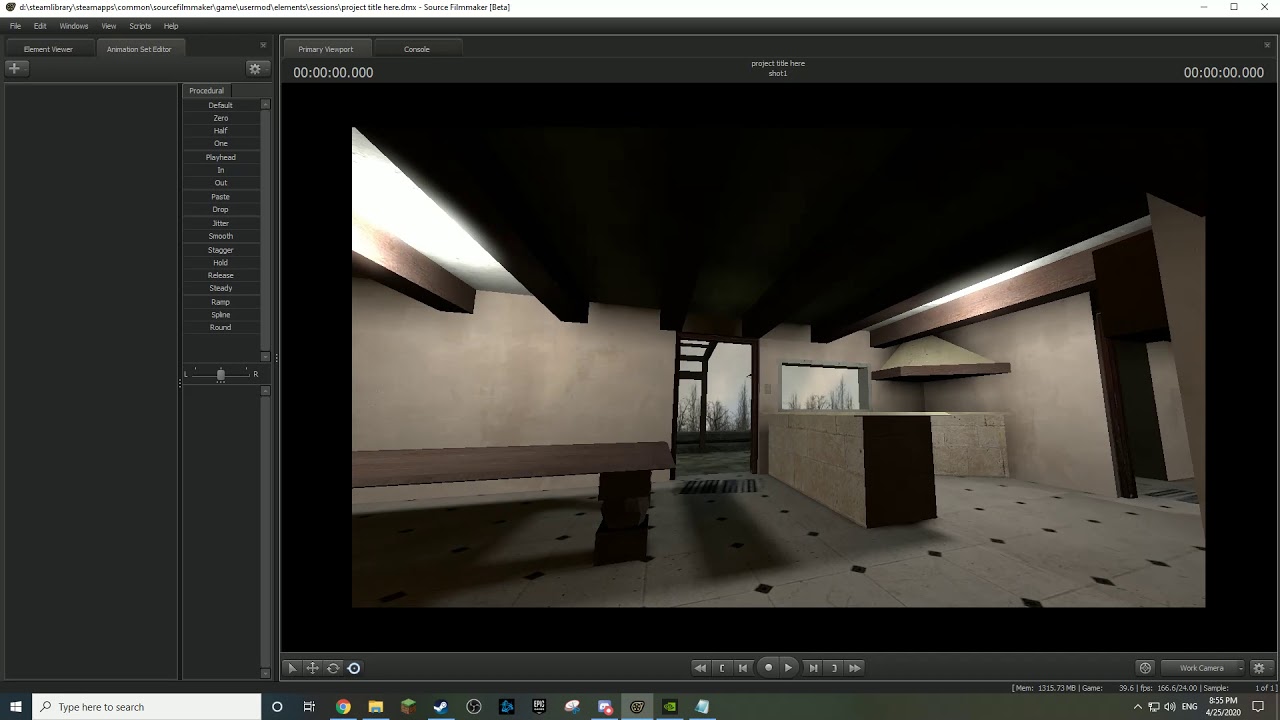how to load sfm maps, models, camera controls. and remove grain from ...